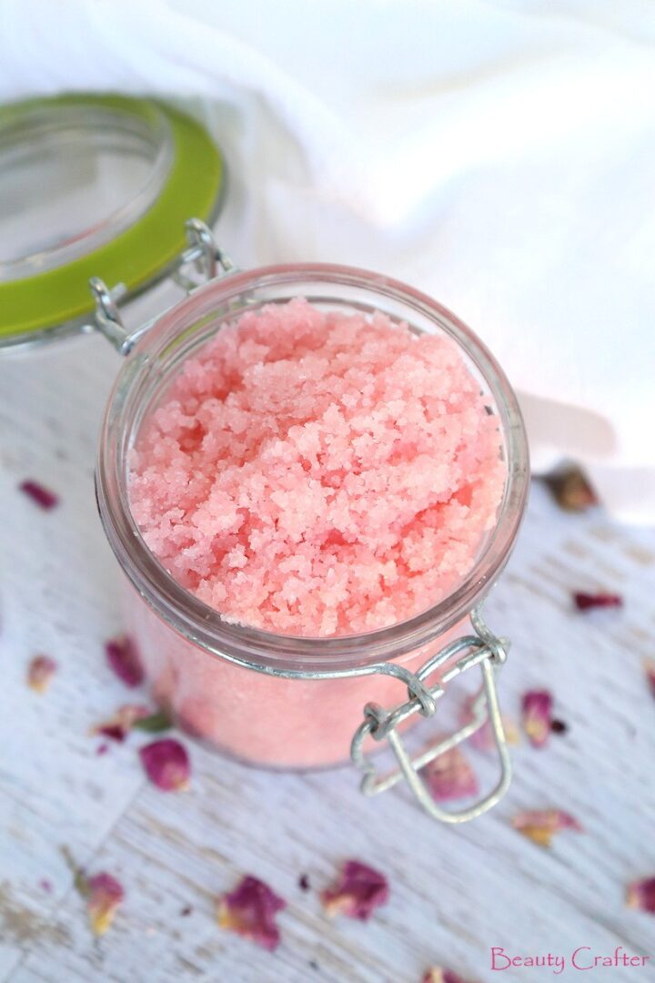 Rose Sugar Scrub Recipe: A Skin Nourishing Rose Scrub - Beauty Crafter