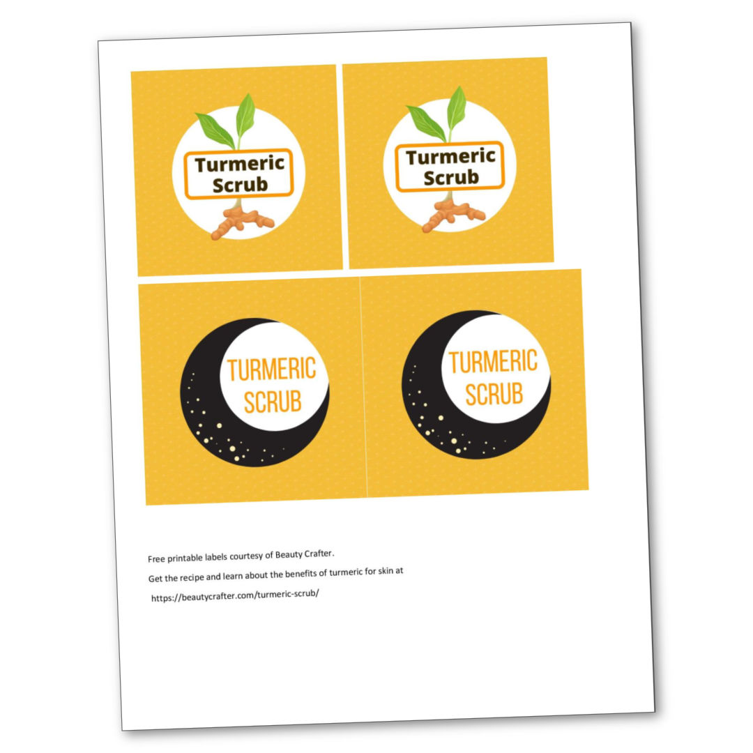 Turmeric Scrub: Beneficial Body Scrub Recipe - Beauty Crafter